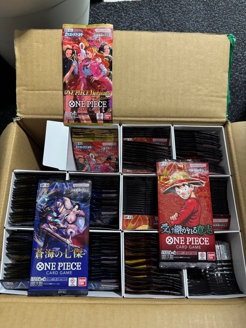 Filtered One Piece Card Game Booster Packs - OP-13, OP-14, Heroines ...
