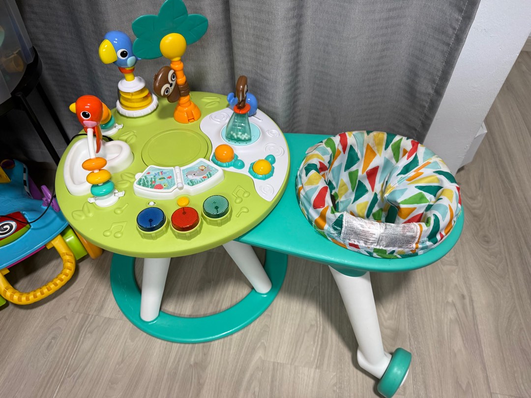 Around We Go 2-in-1 Walk-Around Activity Center & Table, Babies & Kids ...