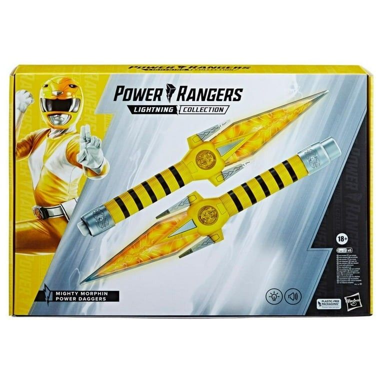 Hasbro Power Rangers Lightning Collection Mighty Morphin Power Dagger ...