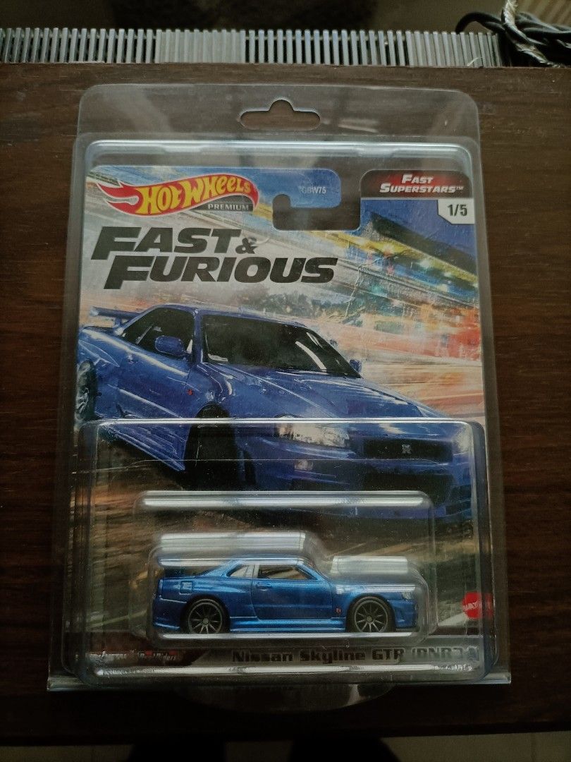 Hot Wheels Fast & Furious Nissan Skyline GT-R R34, Hobbies & Toys, Toys ...