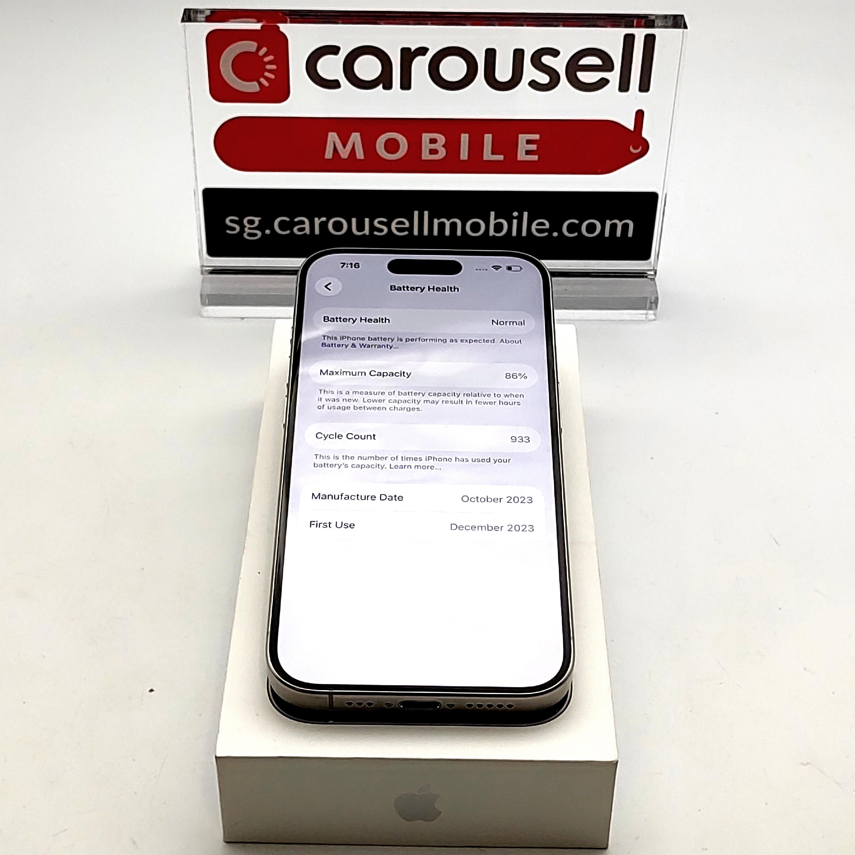 iPhone 15 Pro White Titanium 256GB, Mobile Phones & Gadgets, Mobile ...