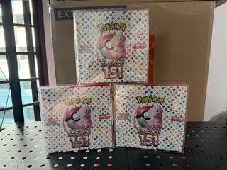 151 booster box Jap, Hobbies & Toys, Toys & Games on Carousell