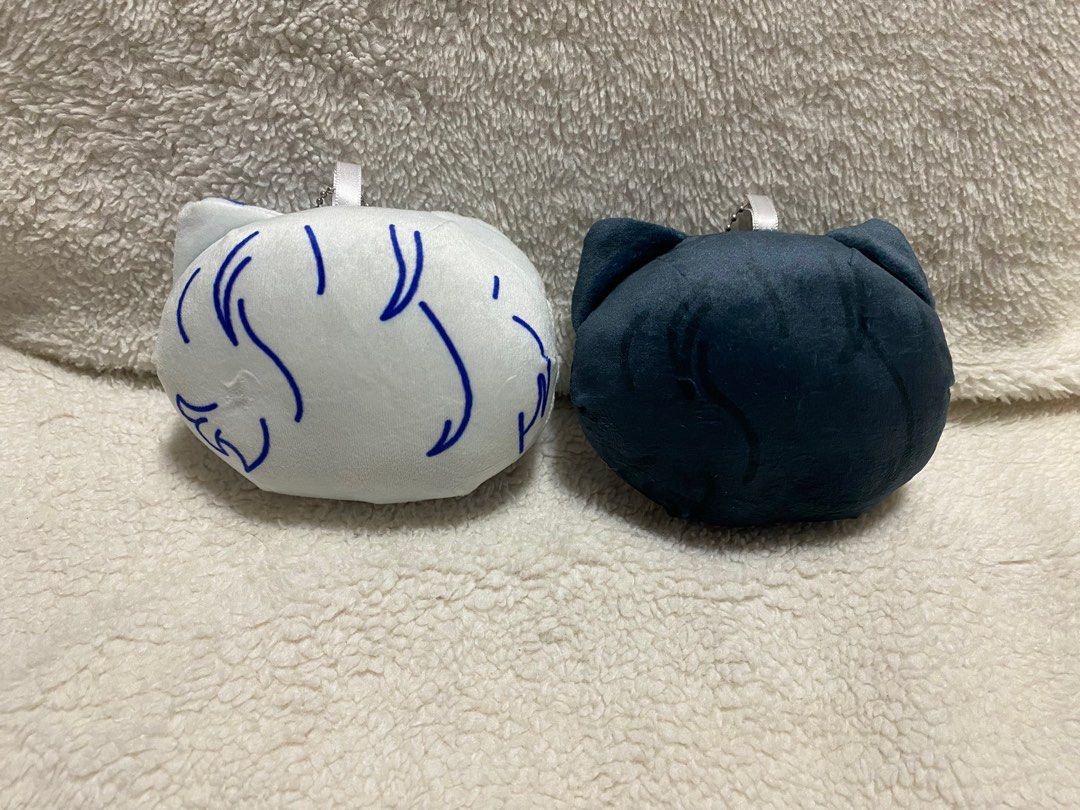 JJK Gojo & Geto Plushie keychain, Hobbies & Toys, Toys & Games on Carousell