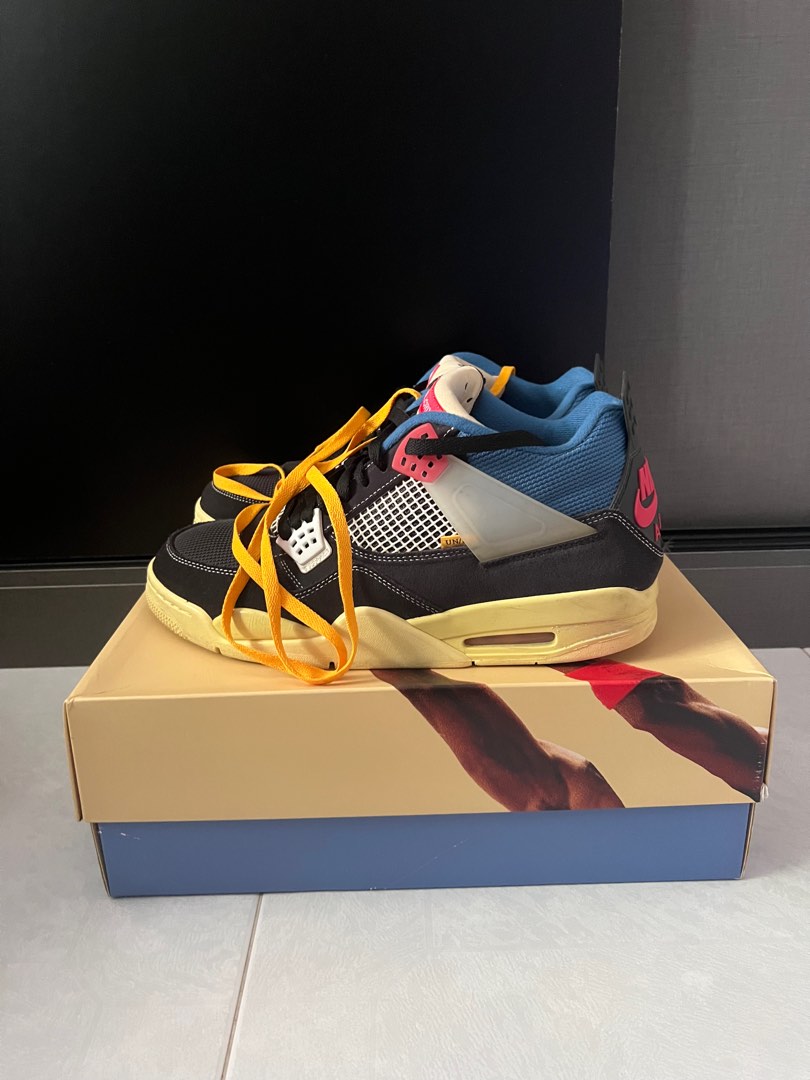 Jordan 4 Union Off-Noir US13, Men's Fashion, Footwear, Sneakers on ...