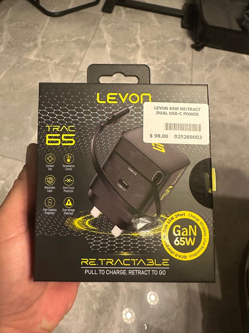 Levon (65W) Charger Dual Type C, Mobile Phones & Gadgets, Mobile ...