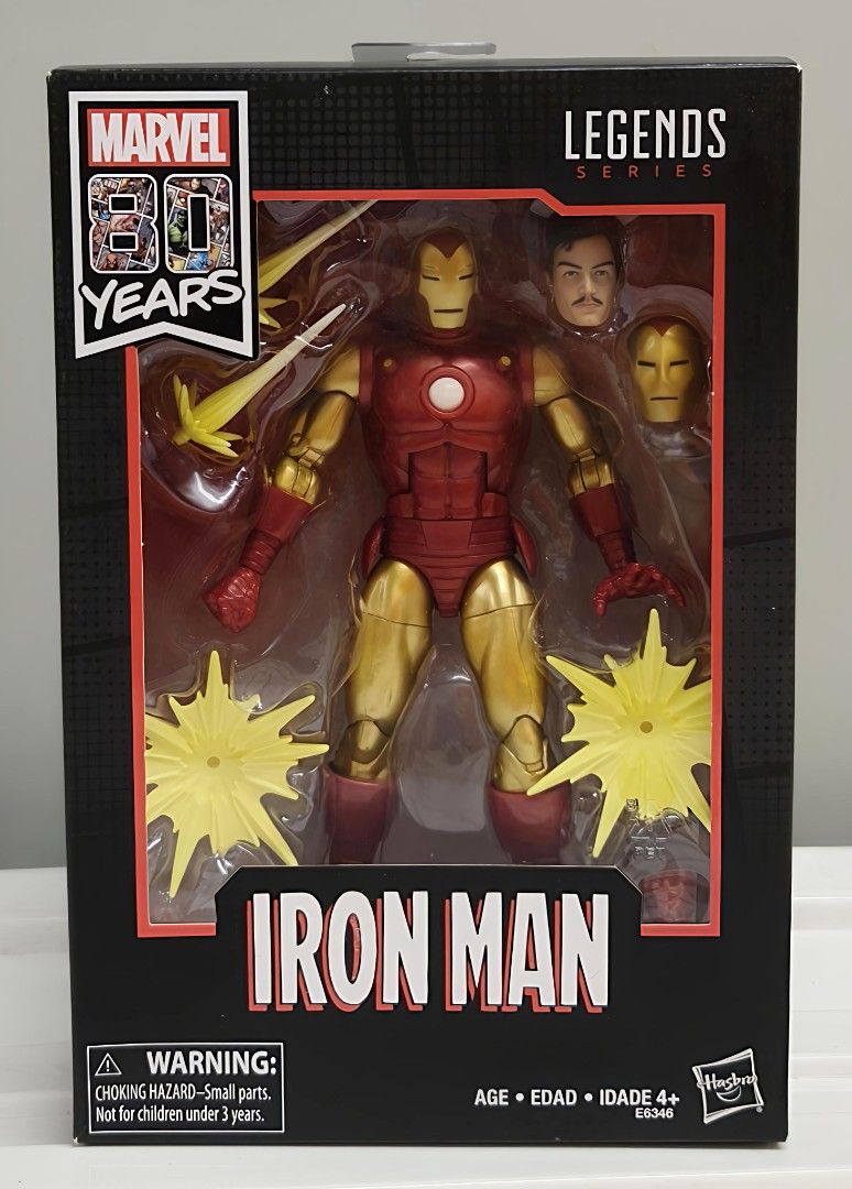 Marvel Legends Iron Man 80th Anniversary & Iron Man Mark III Infinity ...