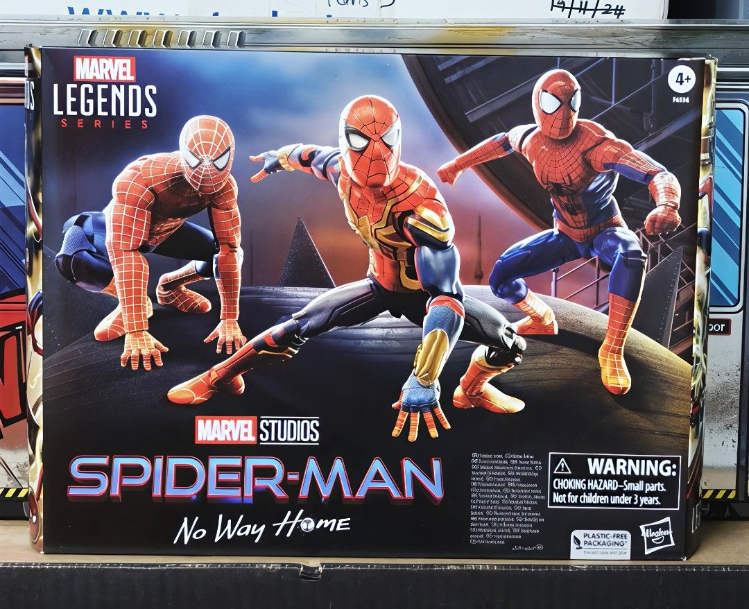 Marvel Legends Spider-Man NO WAY HOME 3-Pack, Hobbies & Toys, Toys ...