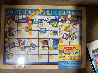 Kid's Magnetic calendar and weather chart, Hobbies & Toys, Toys & Games ...
