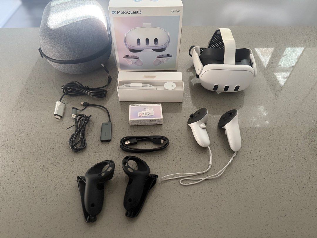 Meta Quest 3 VR Headset - 512GB, Video Gaming, Gaming Accessories ...