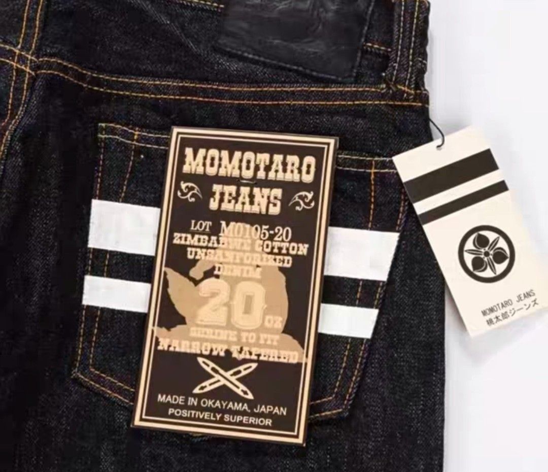 Momotaro 0105-20OZ raw selvedge jeans made in Japan Zimbabwe cotton ...