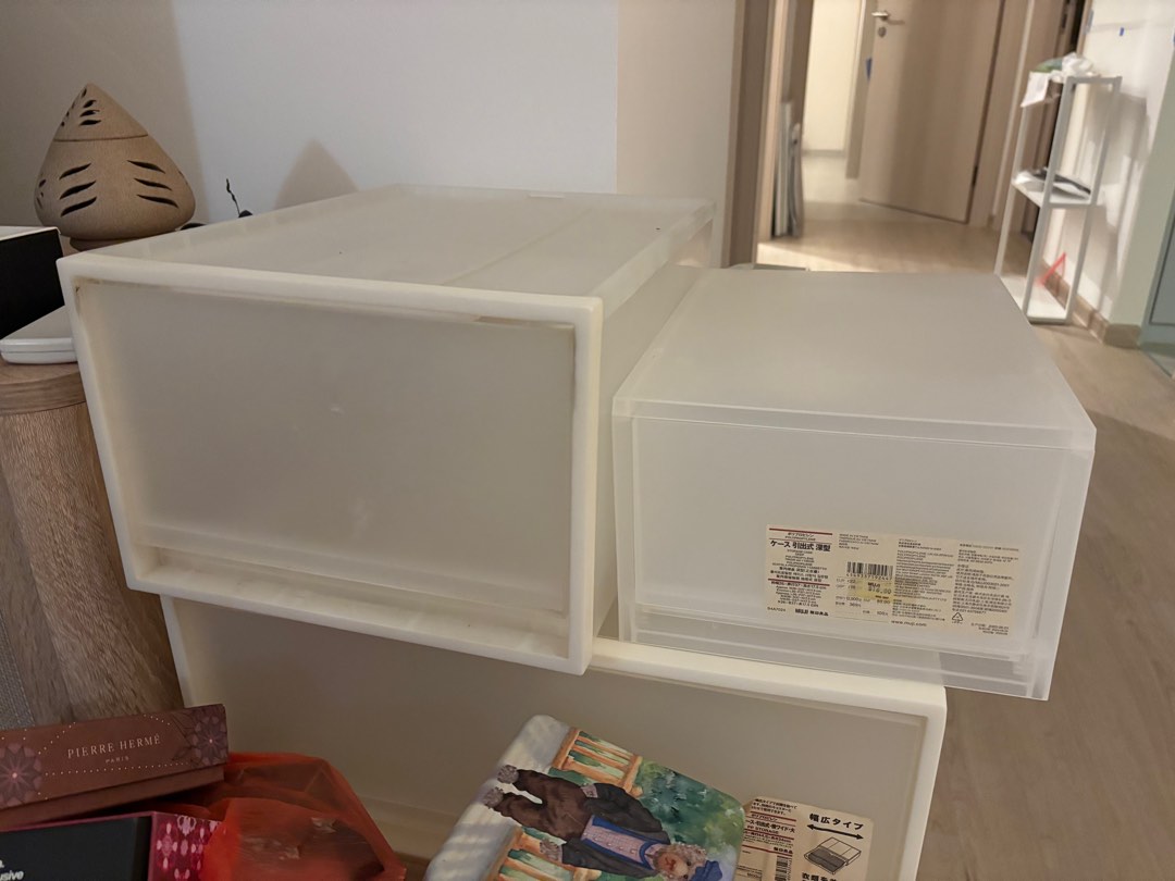 Muji PP Storage Boxes, Furniture & Home Living, Home Improvement ...