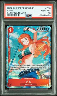 2024 One Piece JPN Nami Manga Alt Art PSA 10, Hobbies & Toys, Toys ...