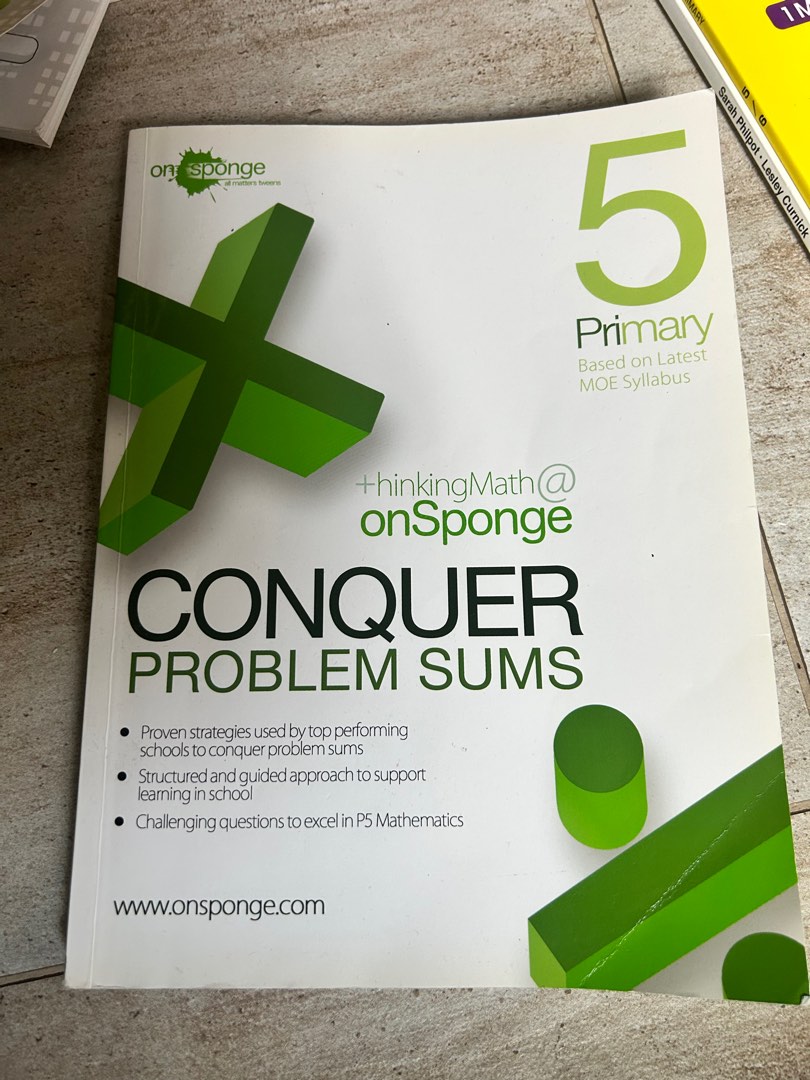 Onsponge Math p5 Conquer Problem Sums., Hobbies & Toys, Books ...