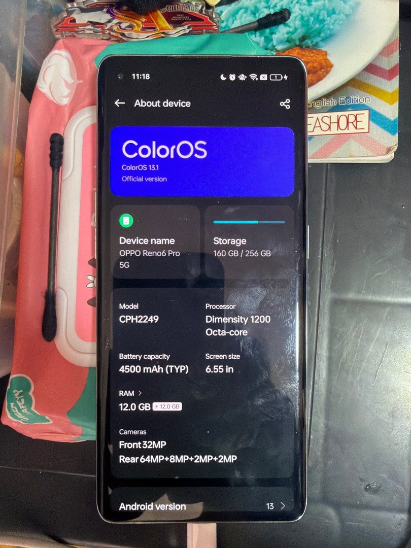 OPPO Reno6 Pro 5G - 160GB/256GB - Like New, Mobile Phones & Gadgets ...