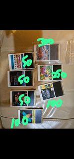 PCE PC-ENGINE (請睇內文價錢) HUCARD GAME 遊戲, SPACE HARRIER $80, Taito Xevious ...