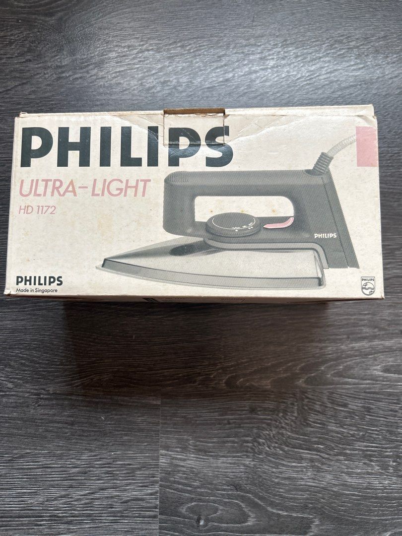Philips Ultra-Light HD 1172 Iron, TV & Home Appliances, Irons ...