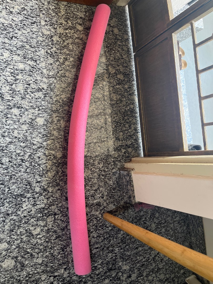 Pink Pool Noodle, Hobbies & Toys, Toys & Games on Carousell