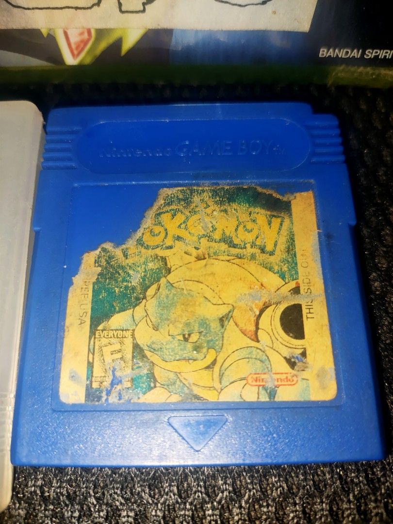 Pokemon Blue & Yellow Version Game Boy Cartridges, Video Gaming, Video ...