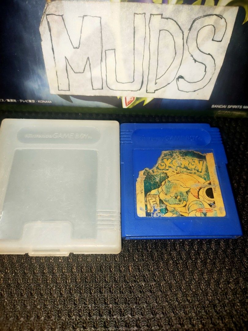 Pokemon Blue & Yellow Version Game Boy Cartridges, Video Gaming, Video ...