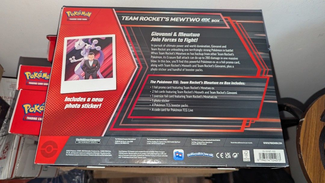 Pokemon Team Rocket's Mewtwo ex Box, Hobbies & Toys, Toys & Games on ...