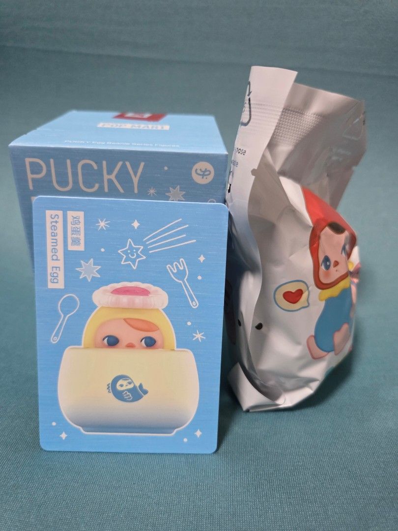 Pop Mart Pucky Steamed Egg Blind Box Figure, Hobbies & Toys, Toys ...