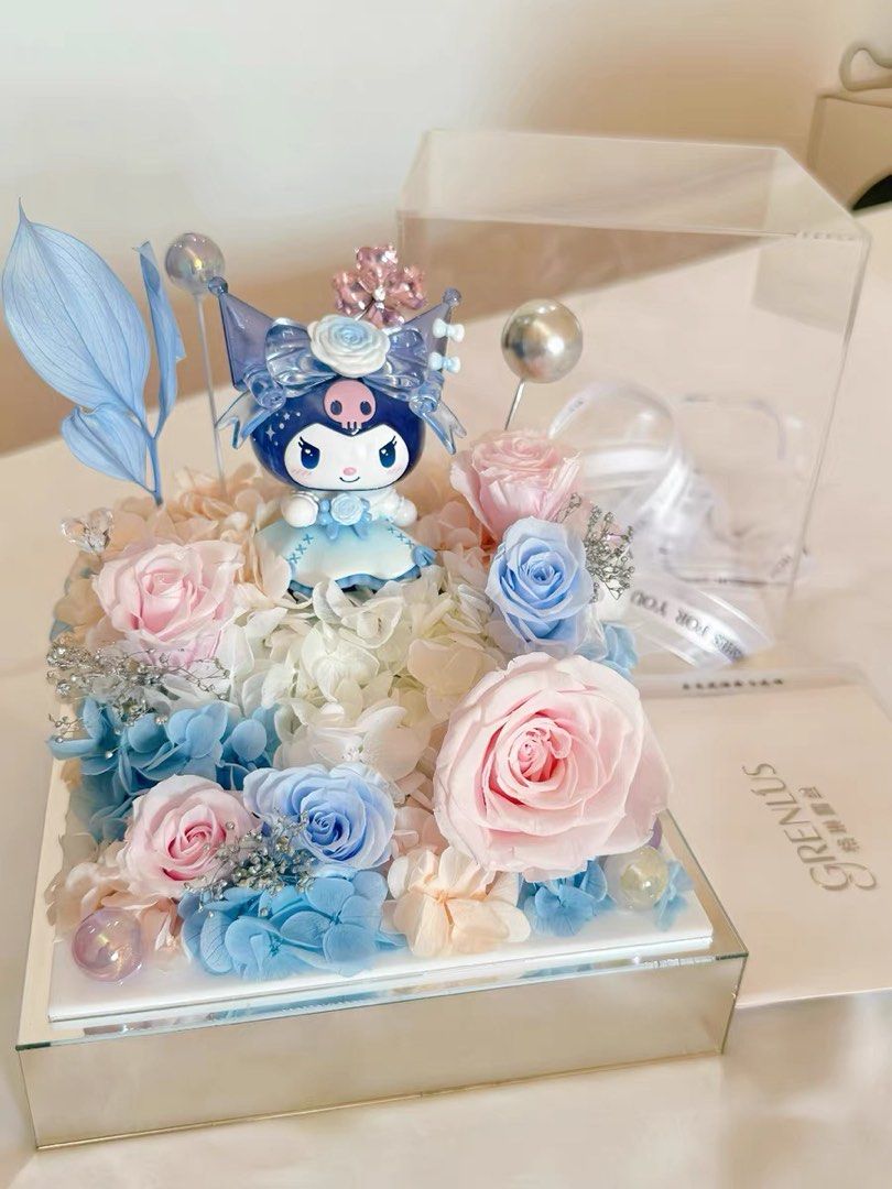 🚗FREE DELIVERY‼️🌸Custom SANRIO series Kuromi, with Eternal preserved ...