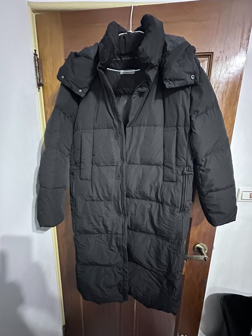 韓國品牌PROJECT M 羽絨外套 黑色, 她的時尚, 外套、夾克、大衣在旋轉拍賣