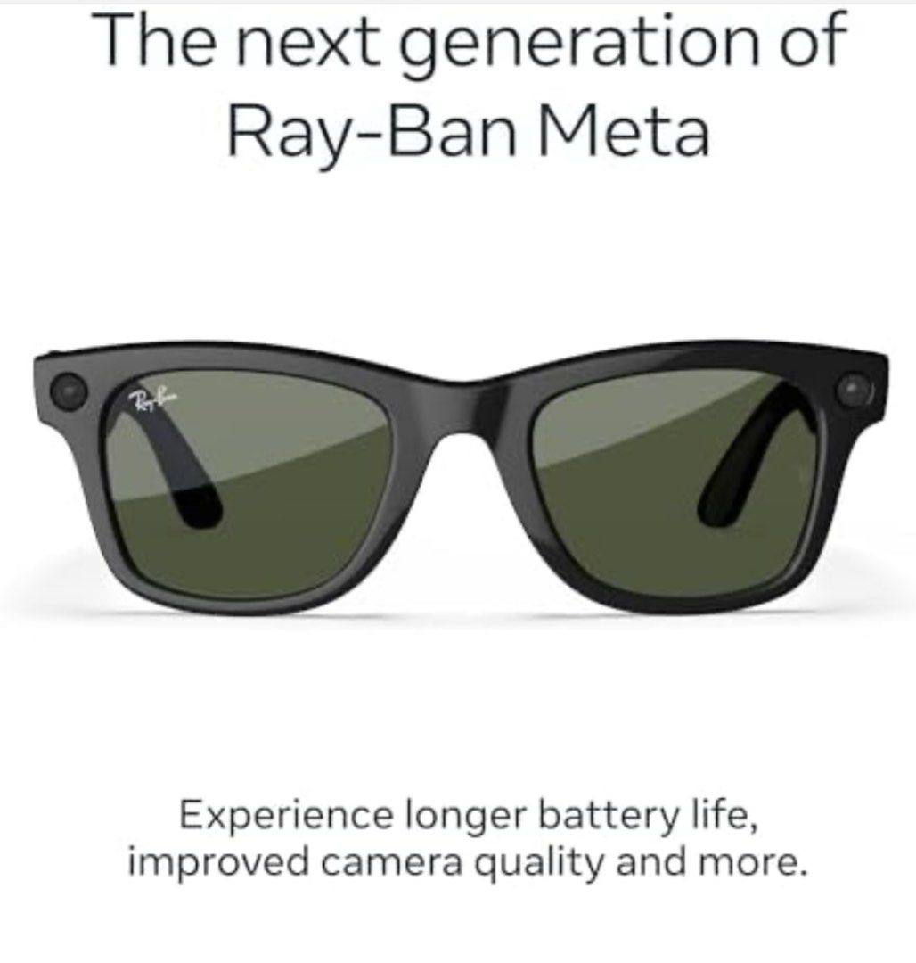 Ray-Ban Meta Ontario, Men's Fashion, Watches & Accessories, Sunglasses ...