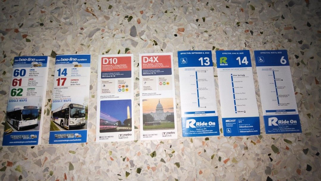 Ride On Bus Route Maps - Various Routes, Hobbies & Toys, Toys & Games ...