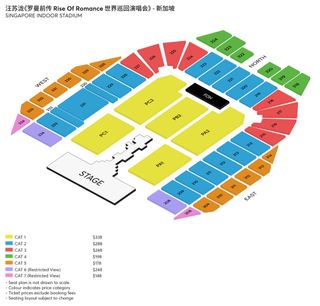 Rise of Romance World Tour - Singapore Concert Ticket, Tickets ...