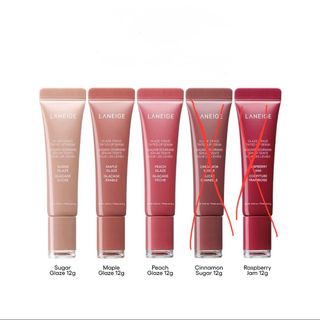 Laneige Donut Glaze Craze Tinted Lip Serum (SET OF 5), Beauty ...