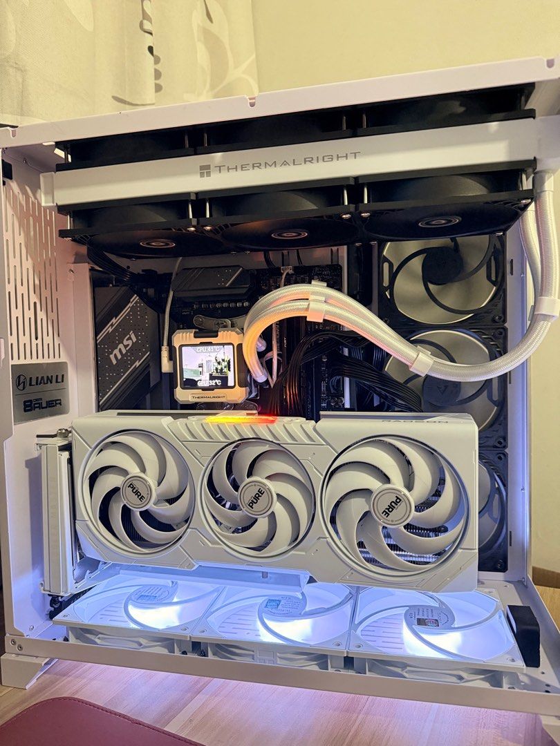 Sapphire Pure 9070 XT with Vertical Riser CM 4.0 PCIE, Computers & Tech ...