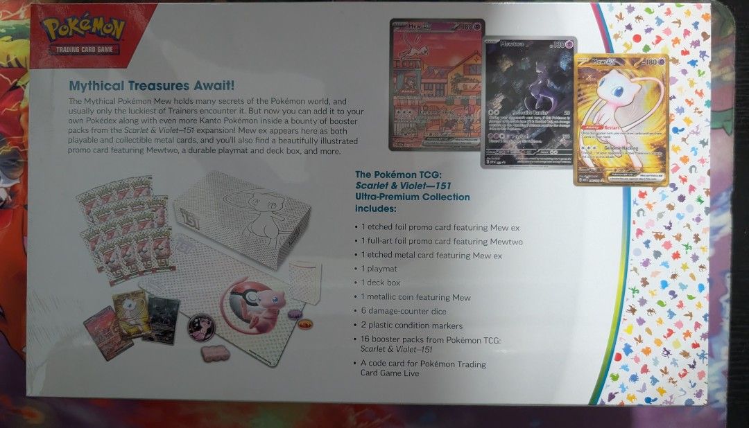 Scarlet & Violet 151 Mew Ultra Premium Collection Upc Pokemon Cards ...