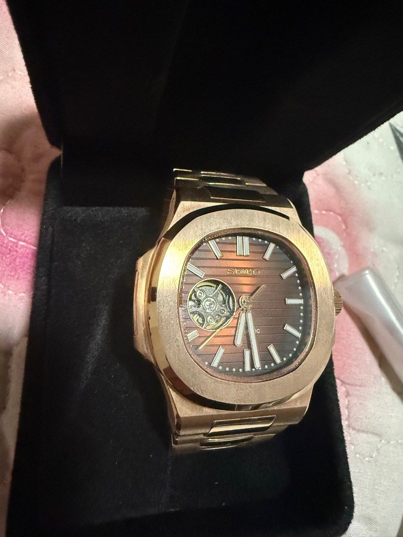 Seiko Automatic Open Heart Watch, Men's Fashion, Watches & Accessories ...