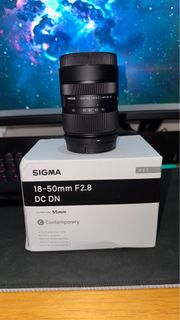 Sigma 18-50mm F2.8 DC DN Contemporary Lens for Sony E-Mount (98% Like ...