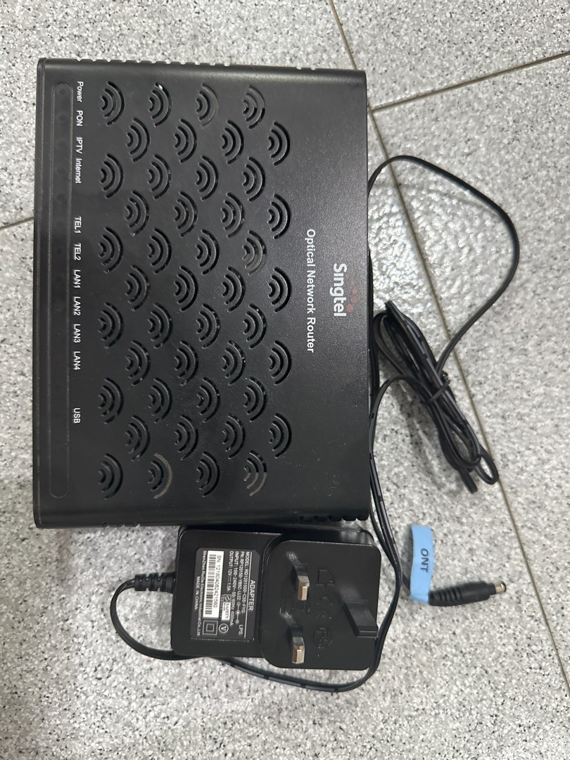 Singtel Optical Network Router, Computers & Tech, Parts & Accessories ...
