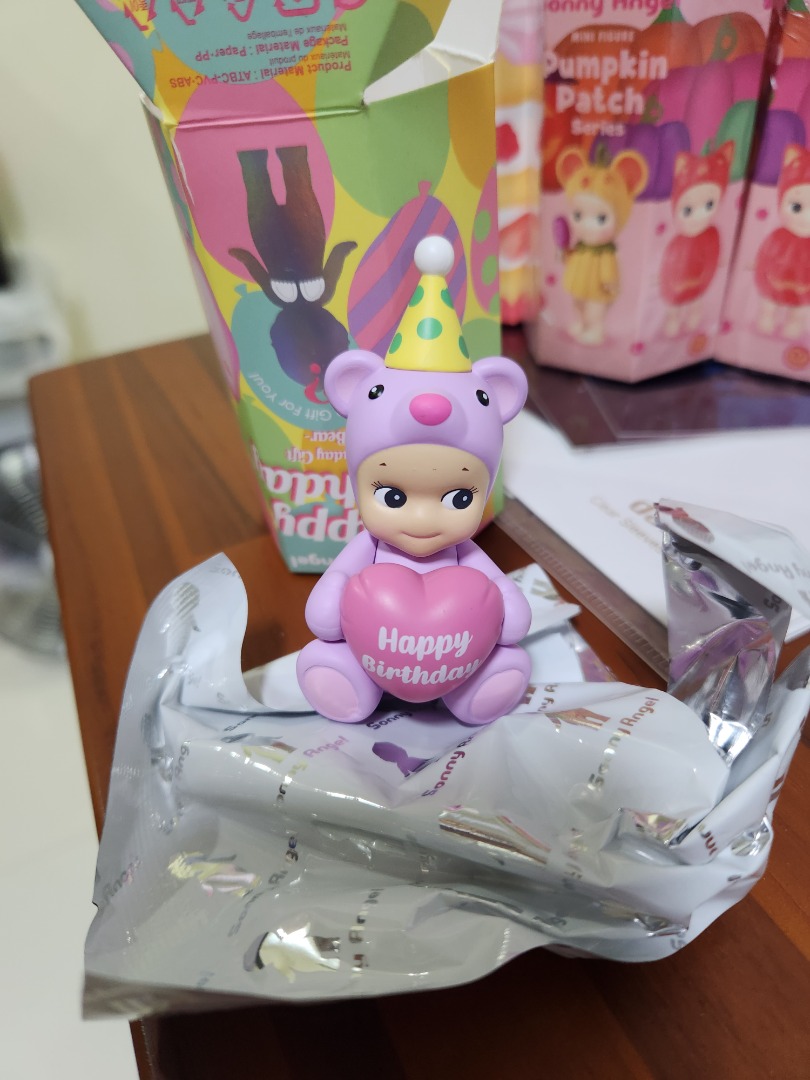 Sonny Angel Mini Figure - Happy Birthday Birthday Gift - Bear - Heart ...