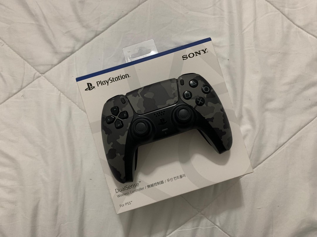 Sony Dualsense Grey Camouflage PS5 Controller, Video Gaming, Gaming ...