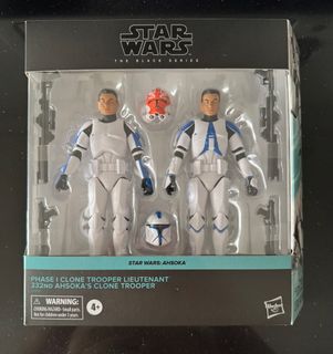STAR WARS BLACK SERIES PHASE I CLONE TROOPER PHASE II CLONE TROOPER ...