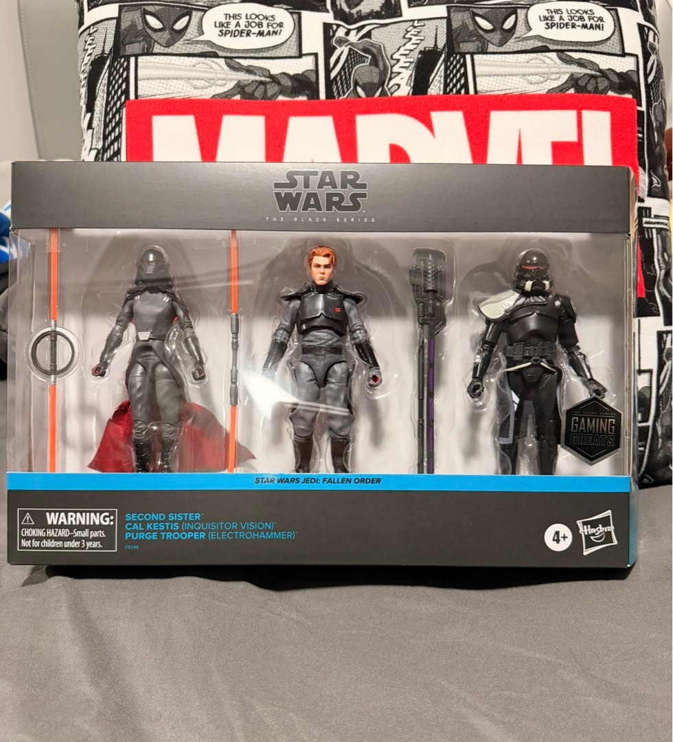 Star Wars Black Series Second Sister & Cal Kestis & Purge Trooper Jedi ...