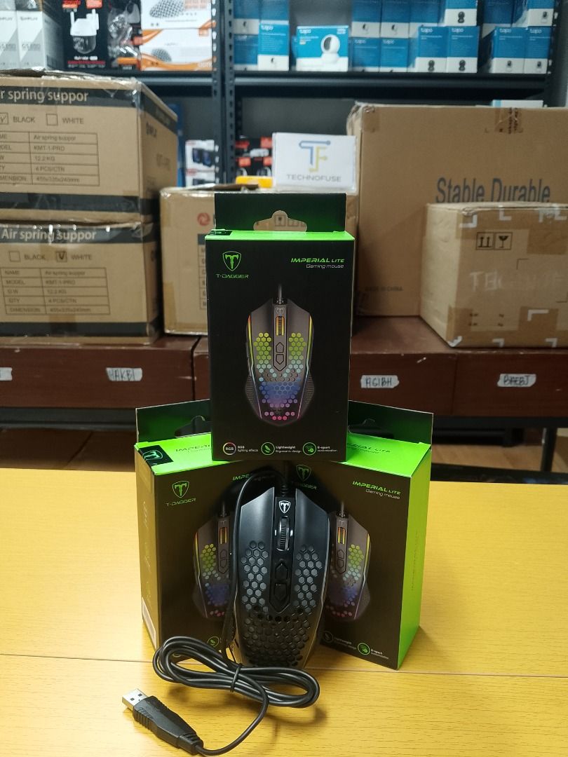T-Dagger Imperial Lite RGB Wired Gaming Mouse 8 Buttons 10000 DPI ...