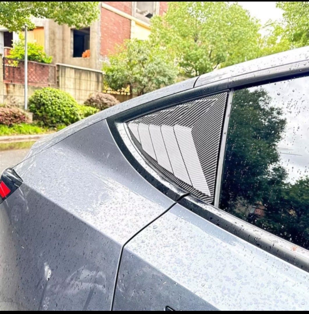 Tesla Window Louver, Car Accessories, Accessories on Carousell
