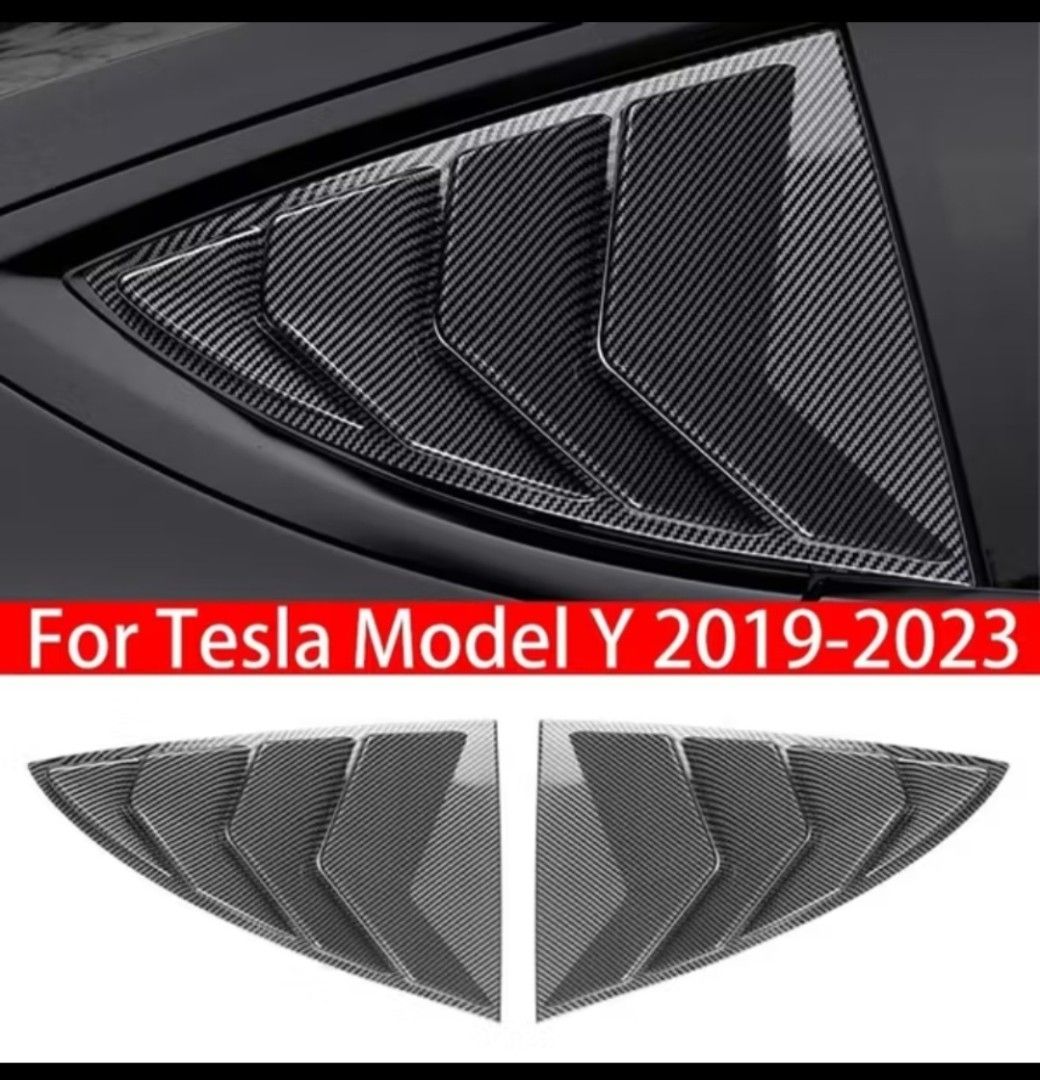 Tesla Window Louver, Car Accessories, Accessories on Carousell