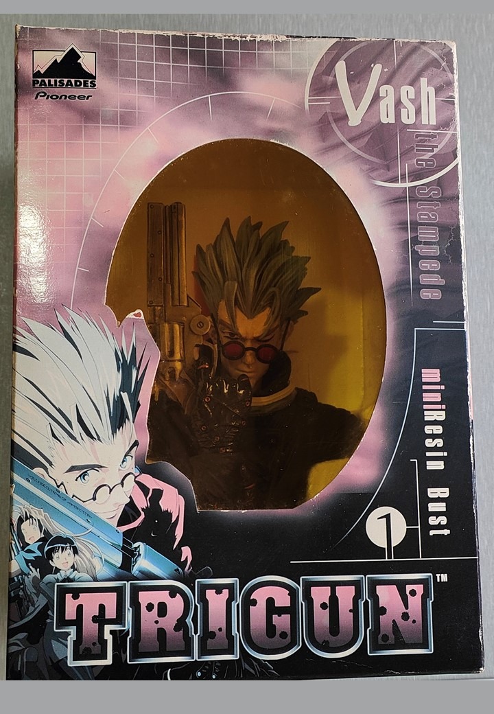 Trigun Vash The Stampede Mini Resin Bust – Black Version, Hobbies ...