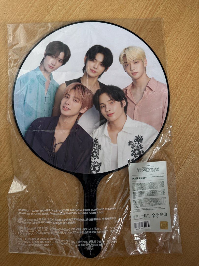TXT ACT: SWEET MIRAGE Image Picket Fan, Hobbies & Toys, Memorabilia ...