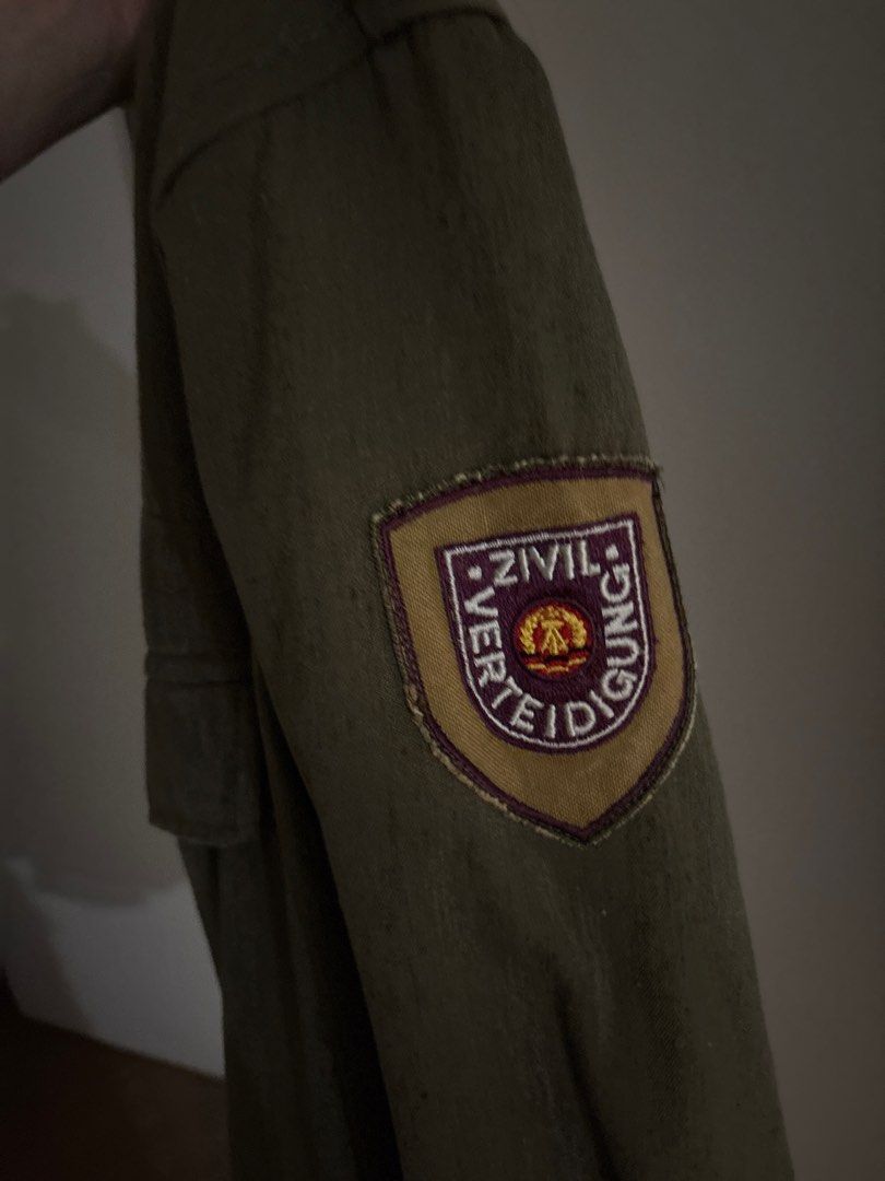Vintage East German DDR Civil Defense Jacket (Zivilverteidigung ...