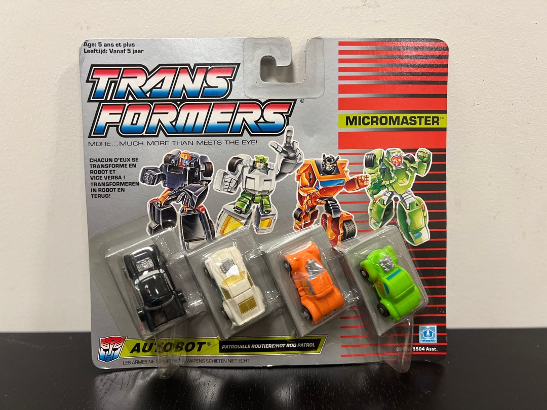 Vintage Micromaster g1 hot rod patrol sealed MOC g1 transformer toy ...