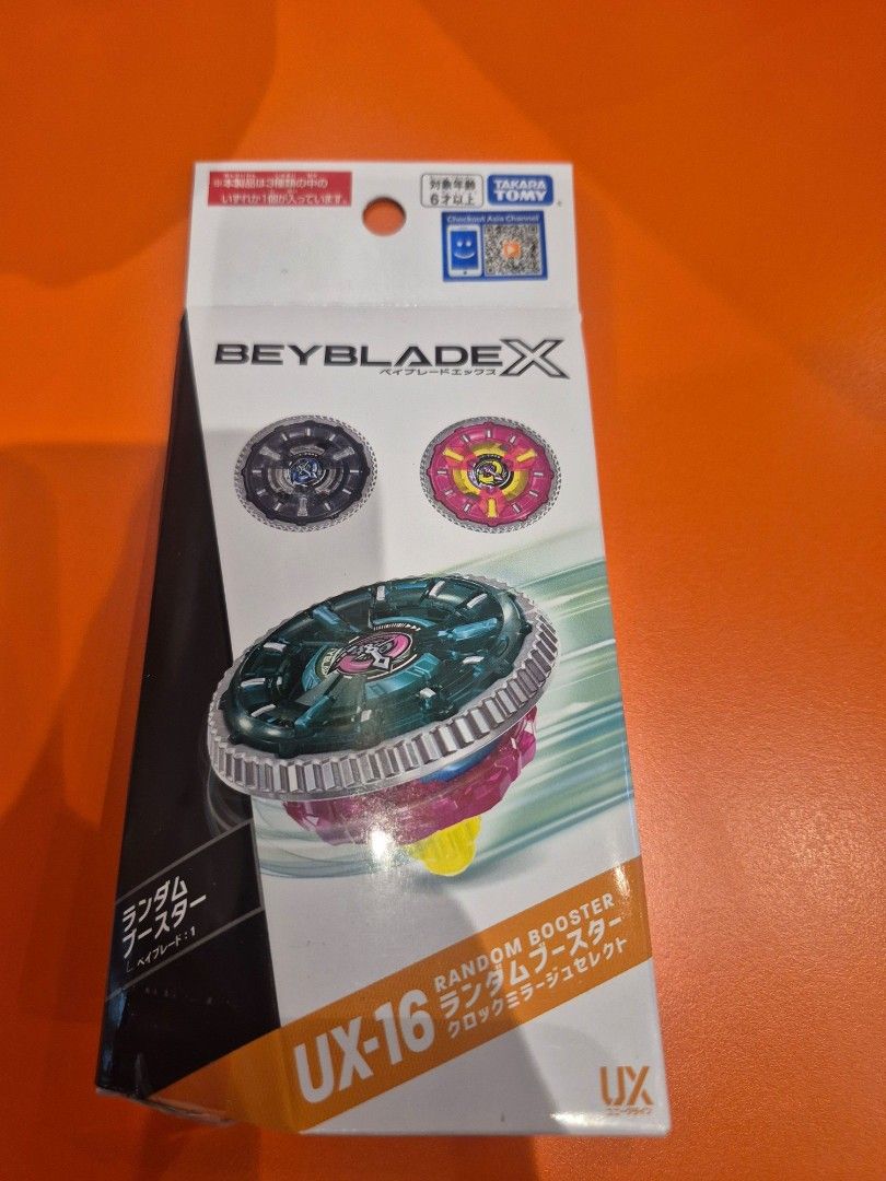 WTS Beyblade X UX-16 Clock Mirage Random Booster with QR Code, Hobbies ...