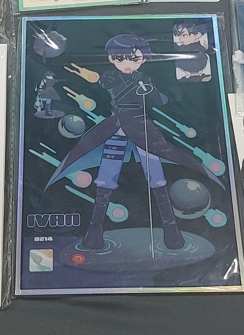 Wts/lfb alien stage alnst ivan holographic acrylic board, Hobbies ...