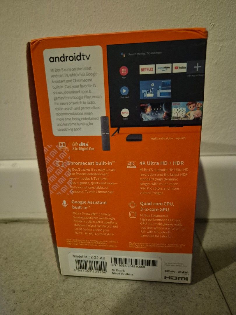 Xiaomi mi box/tv box, TV & Home Appliances, TV & Entertainment, Media ...